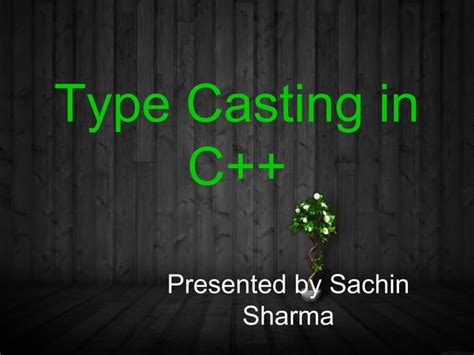 Type Casting In C Ppt