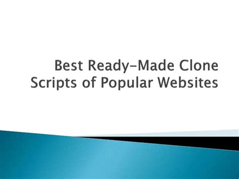 Ppt Best Ready Made Clone Scripts Available At Migrateshop Powerpoint