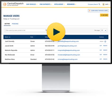 Everything You Need To Manage Shipments Central Dispatch