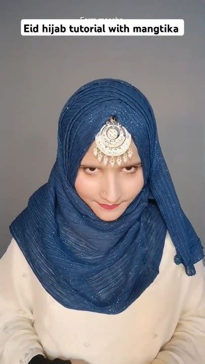 eid hijab tutorial with mangtika #eidhijabtutorial #hijabstyle #hijabtutorial - YouTube