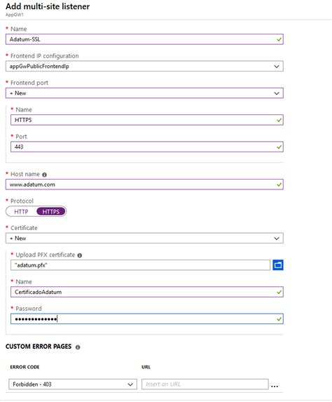 Ssl Termination En Azure Application Gateway