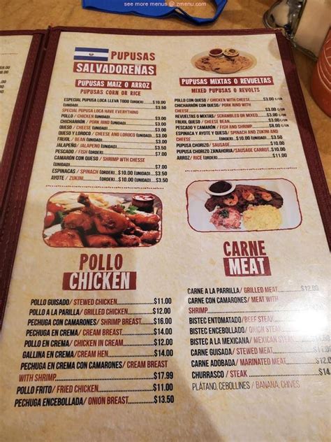 Online Menu Of Pupuseria Y Restaurante La Bendici N Restaurant Trenton