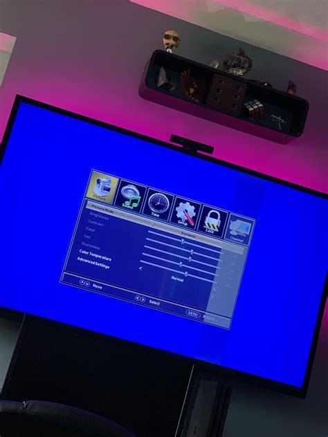 Not Sure Whats Wrong With My TV This Bar Wont Go Away Tried Turning Off And Back On And