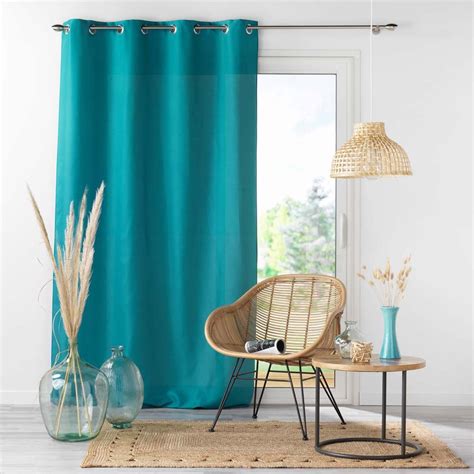 Rideau à Oeillets Absolu x cm Bleu