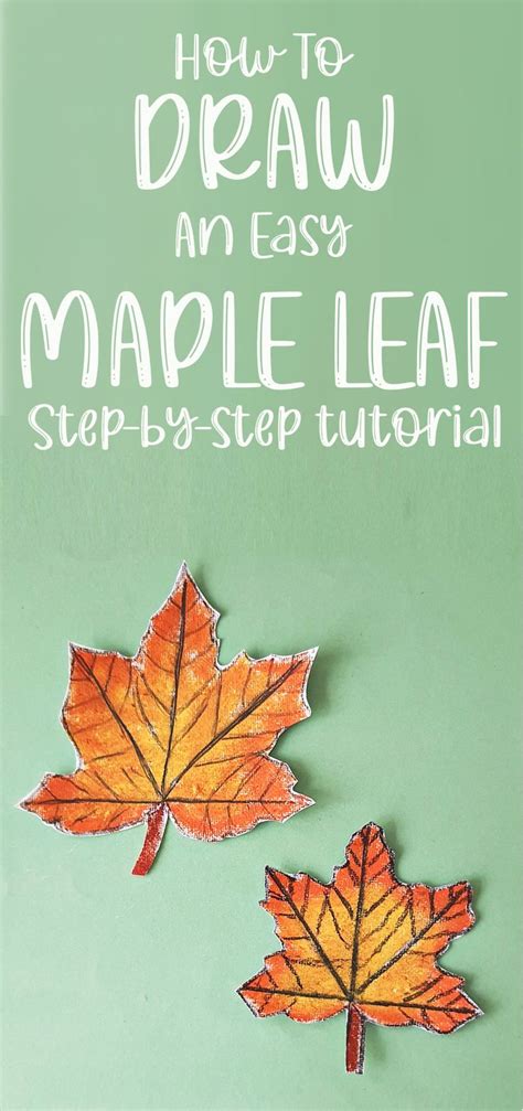 How To Draw A Simple Maple Leaf Maple Leaf Drawing Leaf Drawing How To Draw Steps
