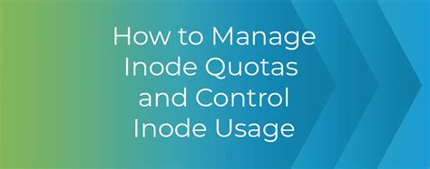 How To Manage Inode Quotas And Control Inode Usage Cpanel
