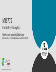 Anomaly Detection Workshop Data Preparation Visualization Course Hero
