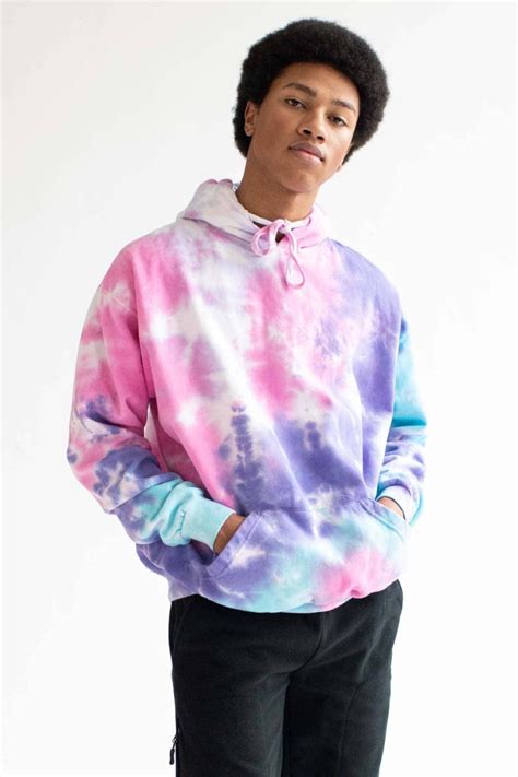 Pastel Rainbow Tie Dye Hoodie