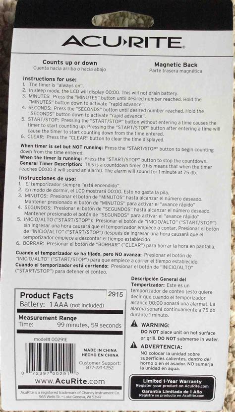 Acurite 00291e Kitchen Timer Review Toms Tek Stop