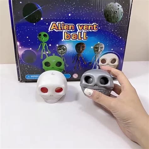 Skull Monster Gothic Fidget Toys Skull Squeeze Balls For Adults Horror