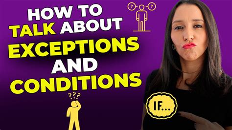 Grammar In Use Learn How To Talk About Exceptions And Conditions