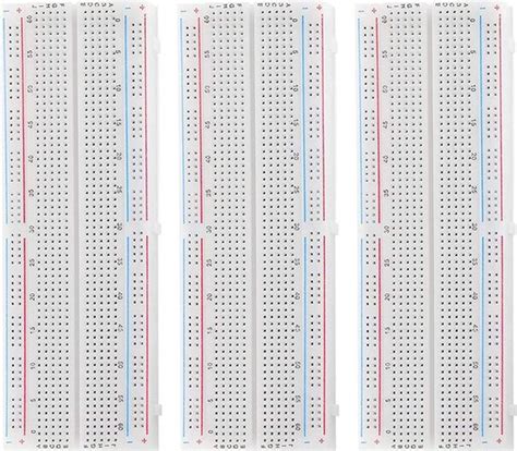 AZDelivery 3 X MB 102 Breadboard Met 830 Contacten Compatibel Met