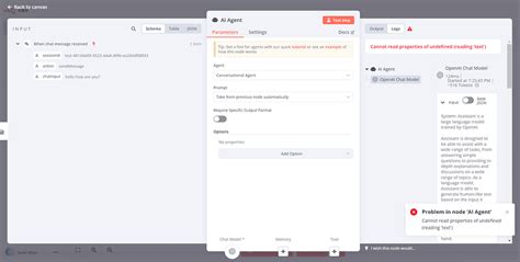 Cannot Read Properties Of Undefined Reading Text Questions N8n Community
