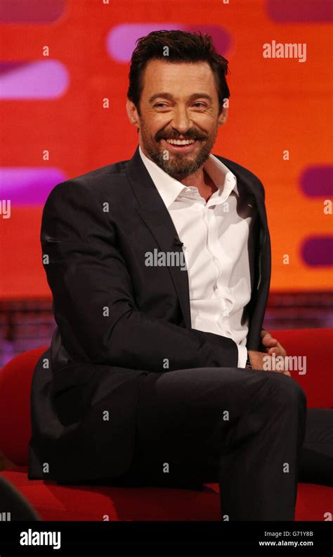 Hugh Jackman During The Filming Of The Graham Norton Show At The London