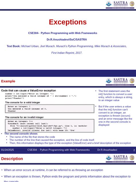 8 exceptions pdf python programming language integer computer