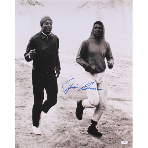 Jim Brown Signed 16x20 Photo Jsa Pristine Auction