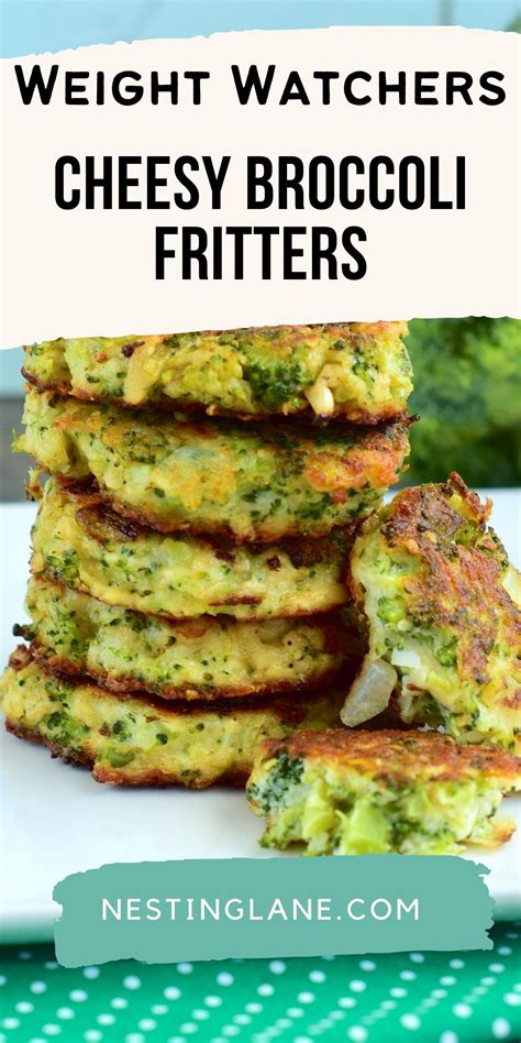 Weight Watchers Cheesy Broccoli Fritters Nesting Lane