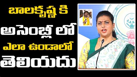 బలకషణ క అసబల ల ఎల ఉడల తలయద RK Roja Fire On Nandamuri