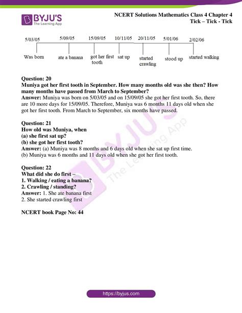 Ncert Solutions Class Maths Chapter Tick Tick Tick