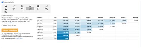 Visualizations Cohort Retention Holistics Docs