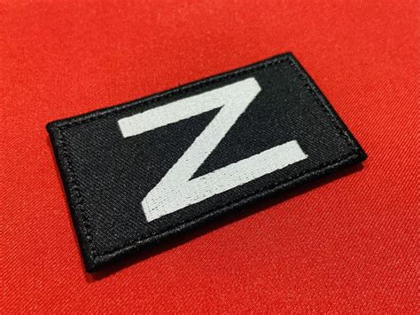 Russian Z Black And White Patch 3sj Shop Rare And Custom Military Embroidery Patches And Clothing