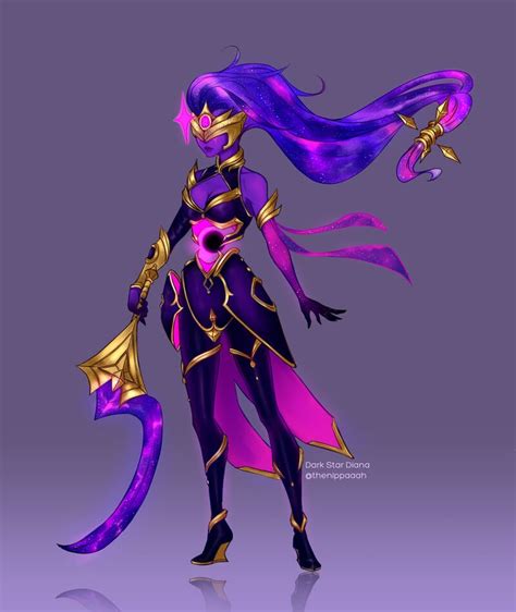 Dark Star Diana Skin Concept Nippaaah Character Art Concept Art Characters Character