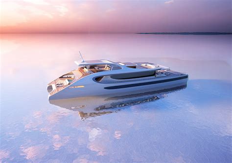 Zaha Hadid Architects Designs Sinuous Solar Powered Catamaran