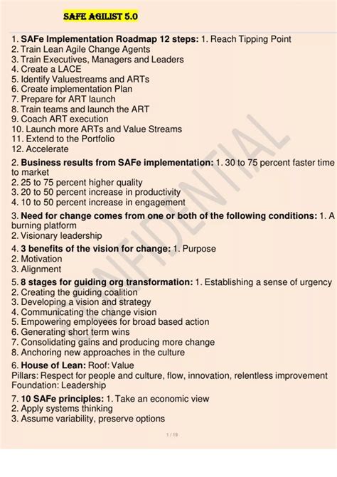 Safe Agilist 5 0 Questions And Answers 2022 2023 Course Safe Agilist 5 0 Institution Safe