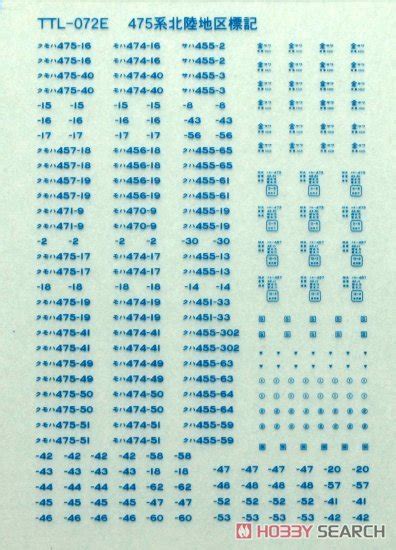 475系北陸標記 青 鉄道模型 画像一覧