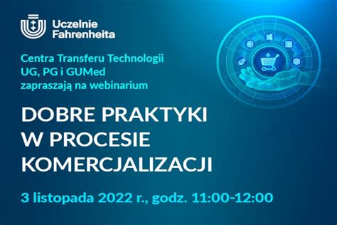 Webinar Dobre praktyki w procesie komercjalizacji listopada Politechnika Gdańska
