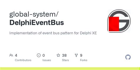 Github Global Systemdelphieventbus Implementation Of Event Bus