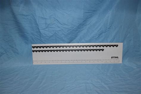 Oem Stihl Chain Link Count Leaflet Saw Chain Measuring Tape Part 5910
