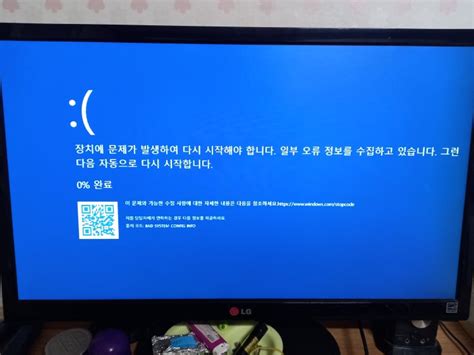 컴퓨터 블루스크린 지식in