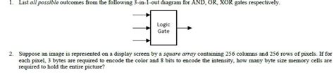 solved 1 list all possible outcomes from the following