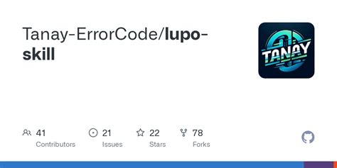 GitHub Tanay ErrorCode Lupo Skill