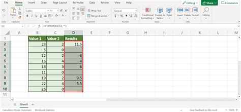 How To Ignore Div Values In Excel Sheetaki
