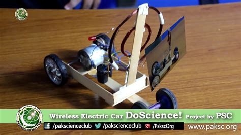 wireless electric car experimental science project youtube