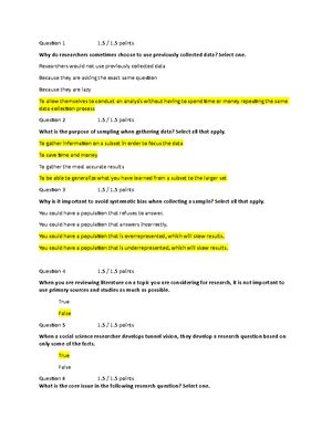 Scs Mod 5 Quiz Scs Mod 5 Quiz Question 1 1 1 Points What Are The 5 Whys Of Root Cause