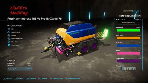 FS22 Pottinger Impress 185 Vc Pro V1 0 1 Farming Simulator 19 17