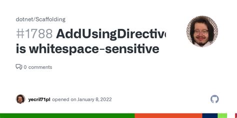 Addusingdirectiveifneeded Is Whitespace Sensitive · Issue 1788