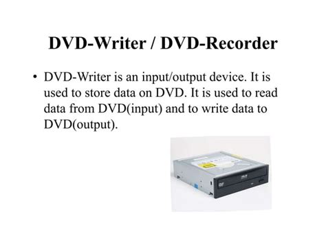 Output Devices Types Of Output Devices Dual Input Output Devices PPT