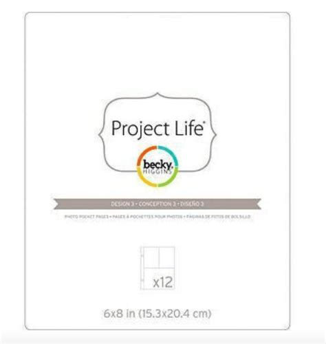 Becky Higgins Project Life Pocket Pages Design G