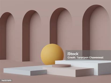 제품 및 화장품 프레젠테이션을 위한 3d 렌더링 디스플레이 연단 광고를위한 최소한의 장면 웹 배너와 모형에 대한 추상적인 깨끗한