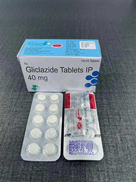 Gliclazide Tablets 40 Mg At Rs 40 Stripe In Mumbai Id 2851512520473