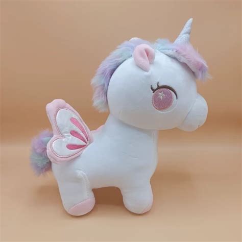 خرید و قیمت عروسک اسب تک شاخ چشم ستاره ایی 35سانت عروسک دخترانه پسرانه