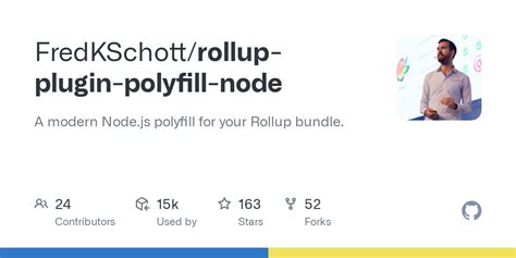 github fredkschott rollup plugin polyfill node a modern node js
