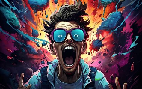 Premium AI Image Creating A Playful Cartoon Style Poster With Dynamic