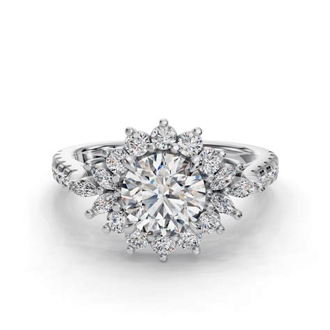 Alor Jewel Brilliant 14 Ct Round Cut Solitaire Engagement Ring