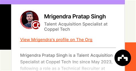 Mrigendra Pratap Singh Talent Acquisition Specialist At Coppel Tech