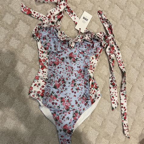 Nwt Loveshackfancy Swimsuit Size Xs Depop